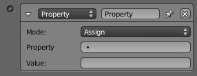 Property Actuator — Blender Manual
